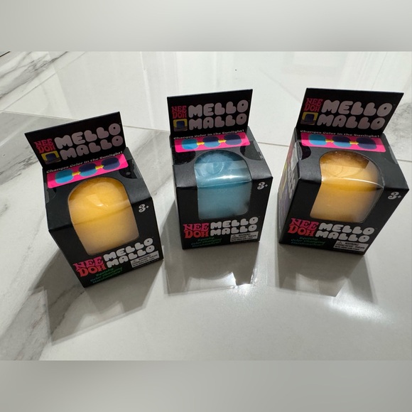 Toys | Needoh Mello Mallo Stress Balls Yellow Blue 1 Yellow Available ...